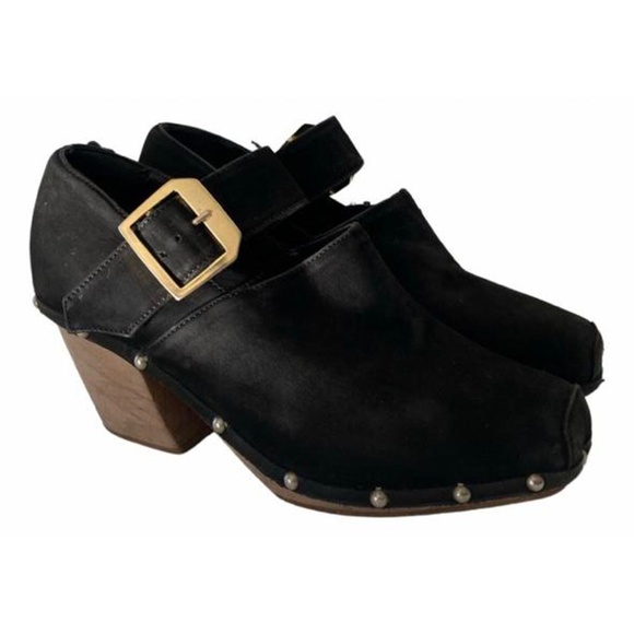 Shoes | Vintage Square Toed Clogs | Poshmark